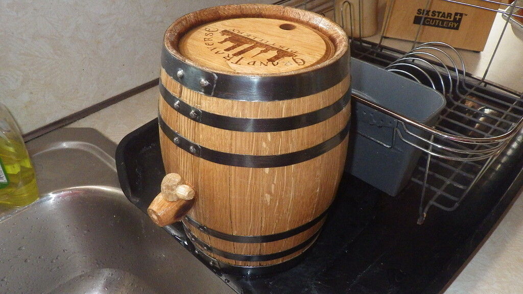 Whiskey aging kit from Grand Traverse Distillery - Fruit in the Kitchen ...