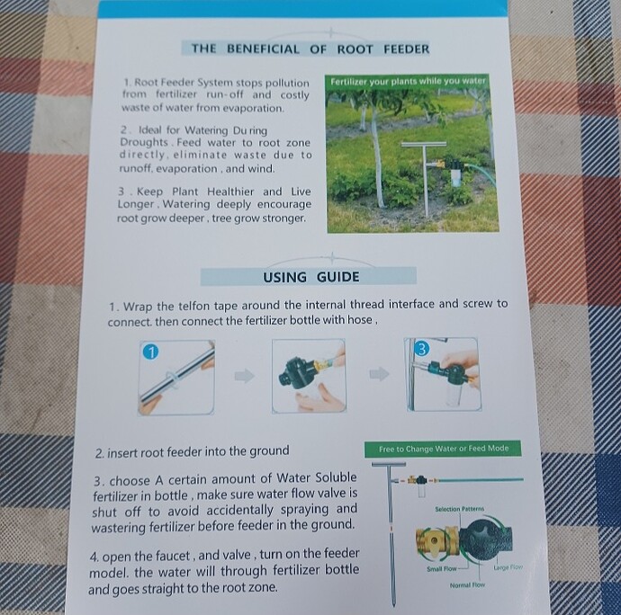 T type root fertlizer tool - General Fruit Growing - Growing Fruit