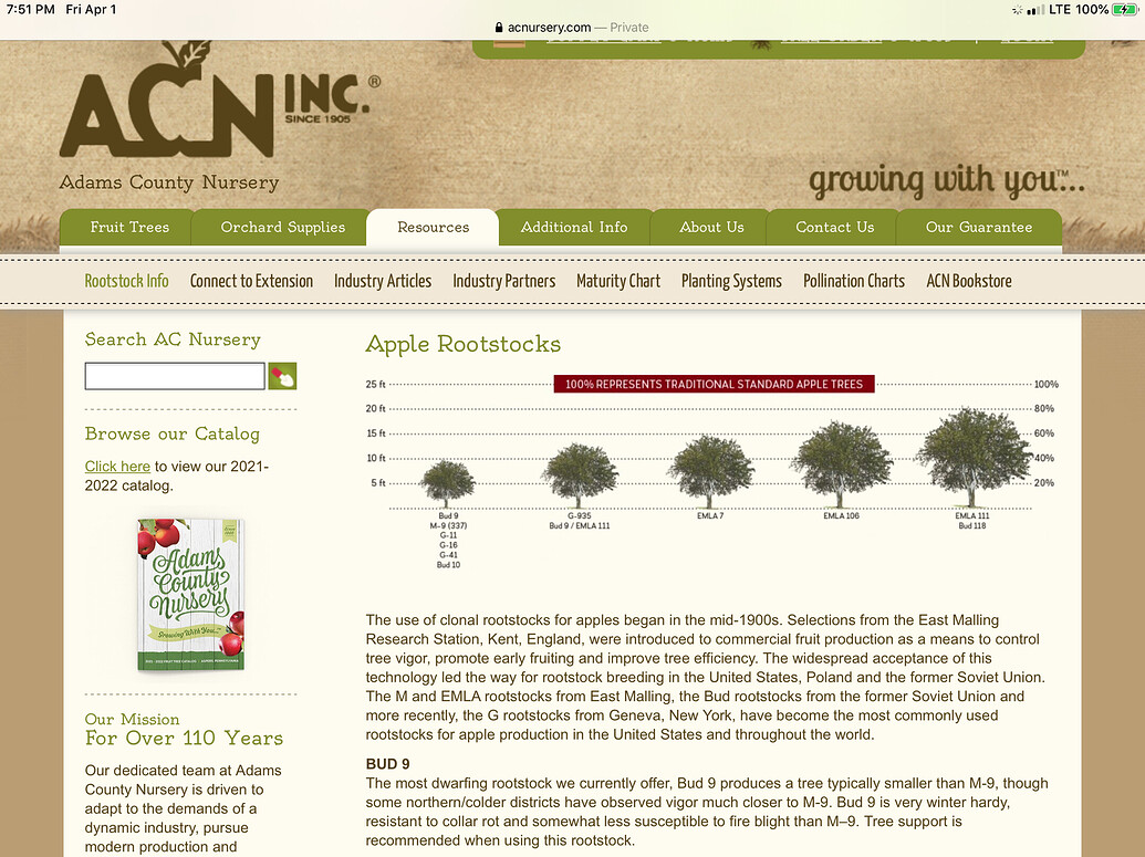 Apple Rootstock comparison - General Fruit Growing - Growing Fruit