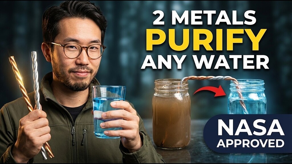Why does copper and zinc purify water? The same reason fireblight and ...