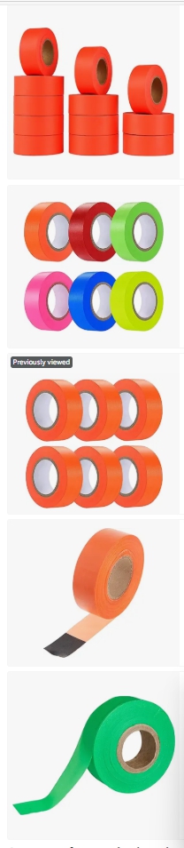 Flagging tape and marker flags are very useful for the fruit tree ...